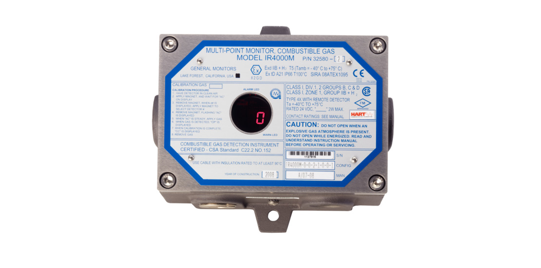 Detector Infrarrojo Puntual de Gases de Hidrocarburos IR400 de General ...